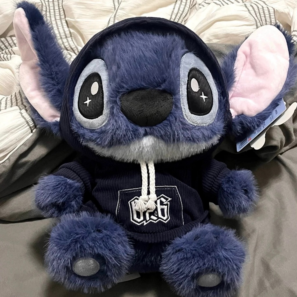MINISO Stitch Stuff Toy Disney Stitch Bib Pants Sweatshirts Plush Dolls ...