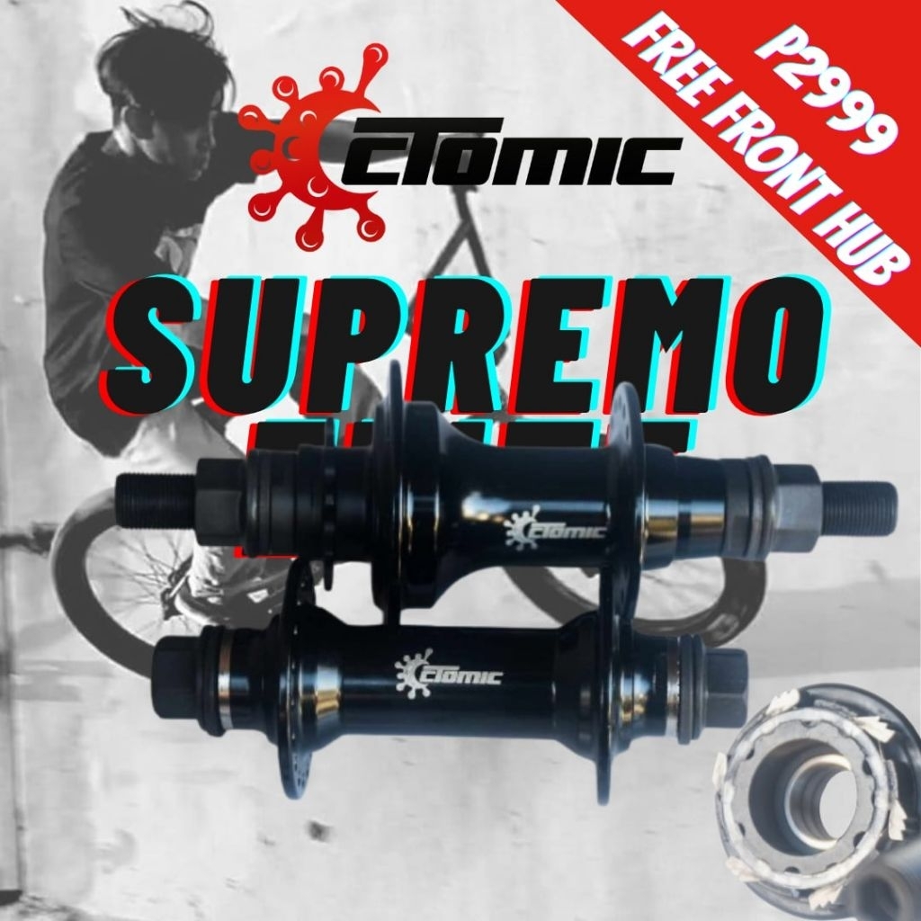 Octomic BMX | Supremo Cassette V2 | 6 pawls LSD & RSD cassette hub ...
