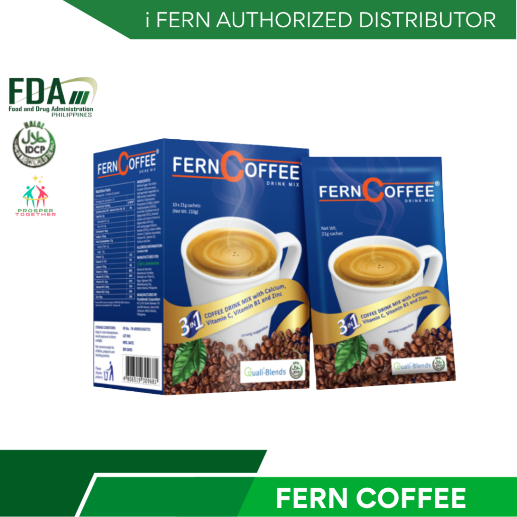 iFern Fern Coffee 3-in-1 Coffee Mix | Shopee Philippines