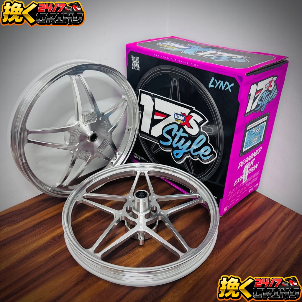 BOM X CNC MAGS LYNX 17s FOR HONDA CLICK V1 V2 V3 PLUG AND PLAY | Shopee ...