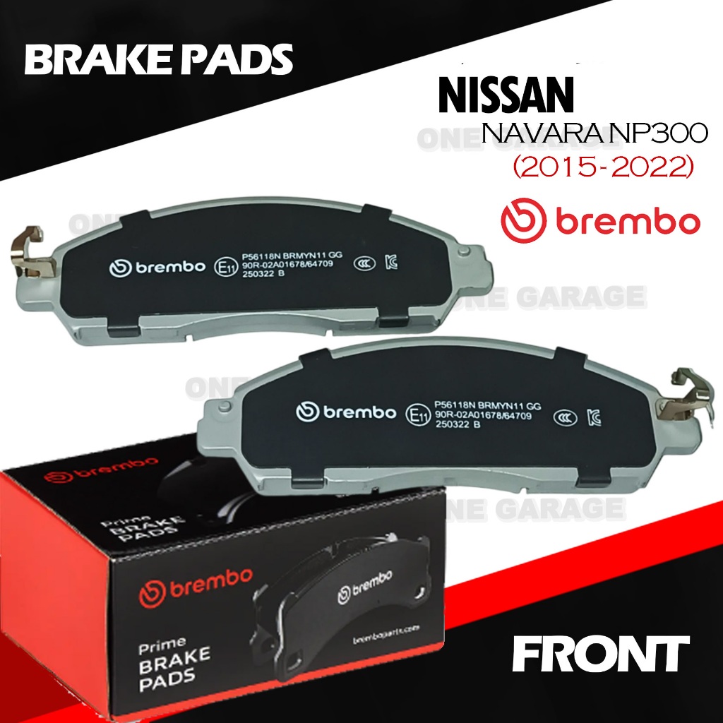 BREMBO Brake Pad FRONT For NISSAN NAVARA NP300 (2015-2022) / NISSAN ...