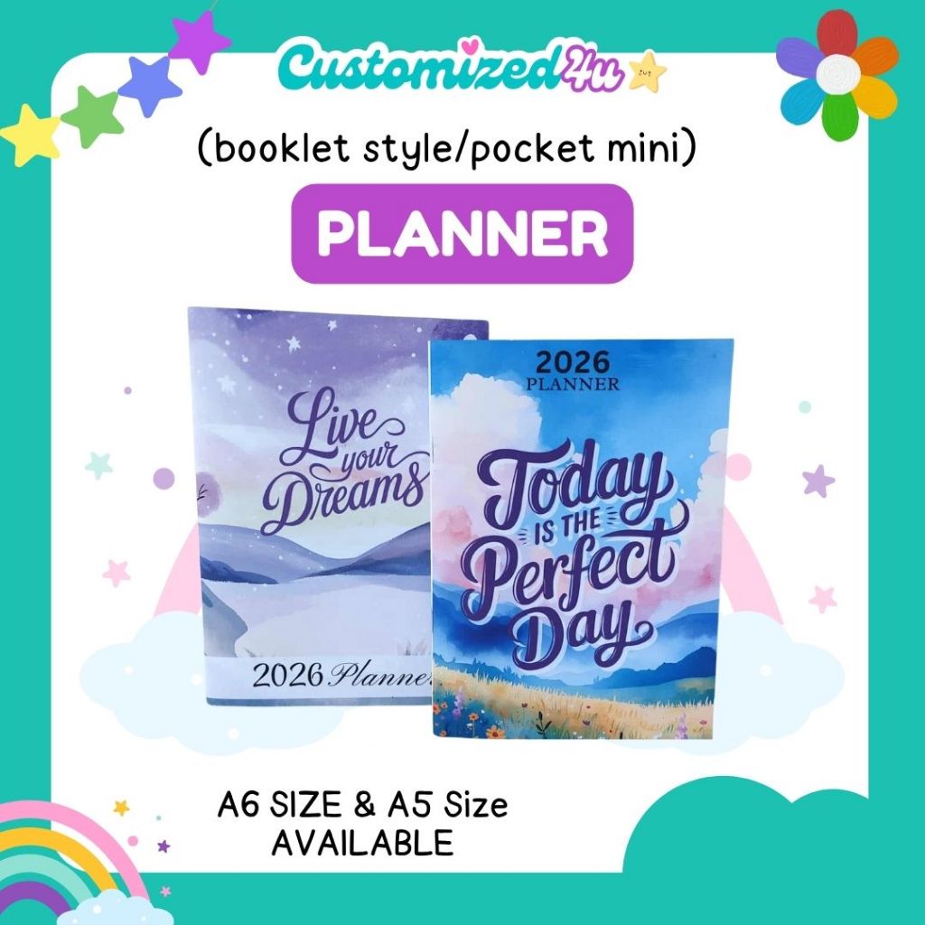 2026 Pocket Planner Booklet | Calendar | Mini Planner | Shopee Philippines