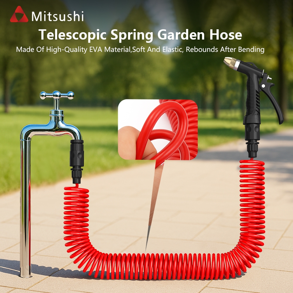 Mitsushi Telescopic Spring Hose 20M/15M/7.5M High Pressure Telescopic ...