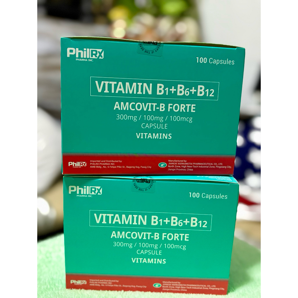 Vit. B-complex Capsule (AMCOVIT-B FORTE) | Shopee Philippines