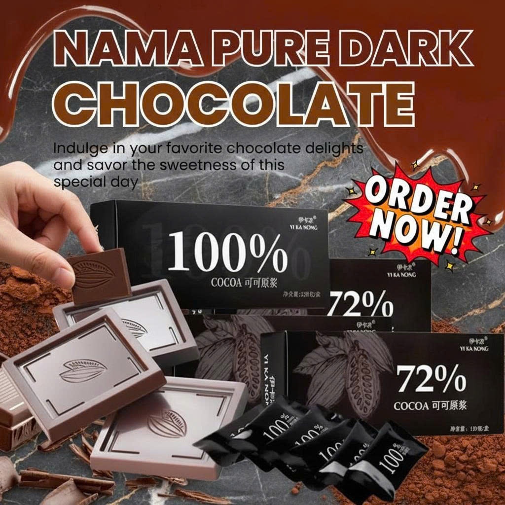 B1G1 | Rich & Smooth Nama Dark Chocolate | 35%–100% Cocoa | Ideal for ...