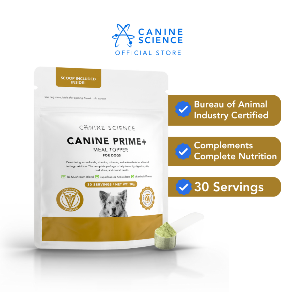 CANINE SCIENCE Canine Prime+ Meal Topper for Dogs (30g per pack ...