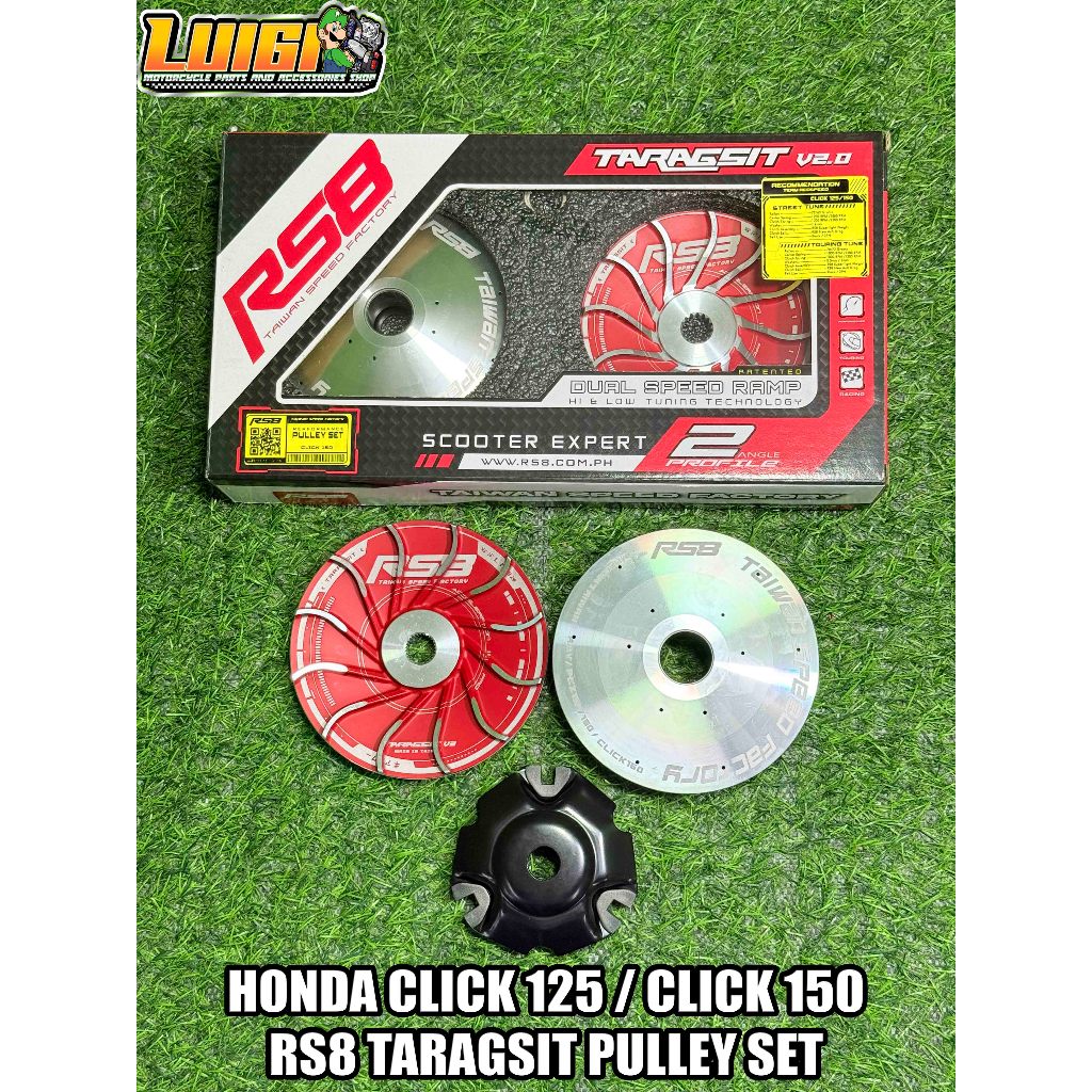 RS8 CLICK / NMAX / AEROX / M3 / PCX / ADV CVT SET V2 ANGLE PROFILE 100% ...