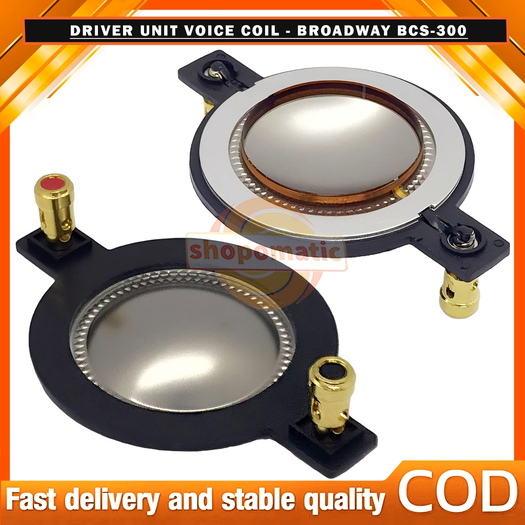 SHOPO Broadway BCS-300/350 Tweeter Driver Unit – 300W High-Power Voice ...