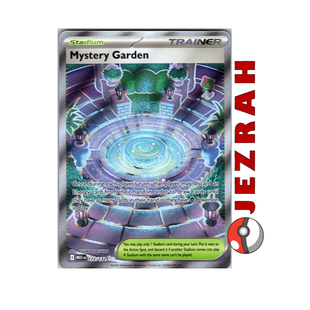 Pokemon TCG Mystery Garden 172/132 Ultra Rare Mega Evolution Base Set ...