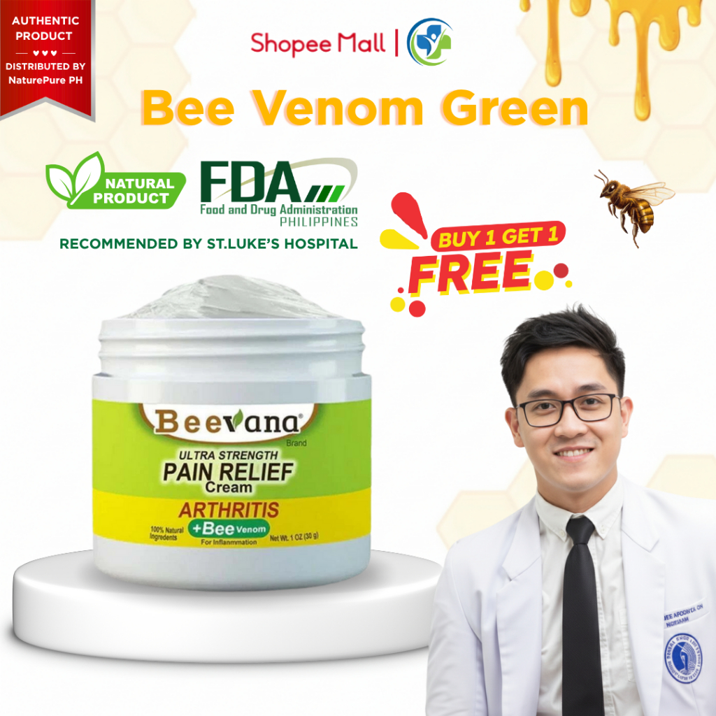 [COMBO 3 JARS] Beevana Bee Venom Massage Balm – Herbal Pain Relief ...