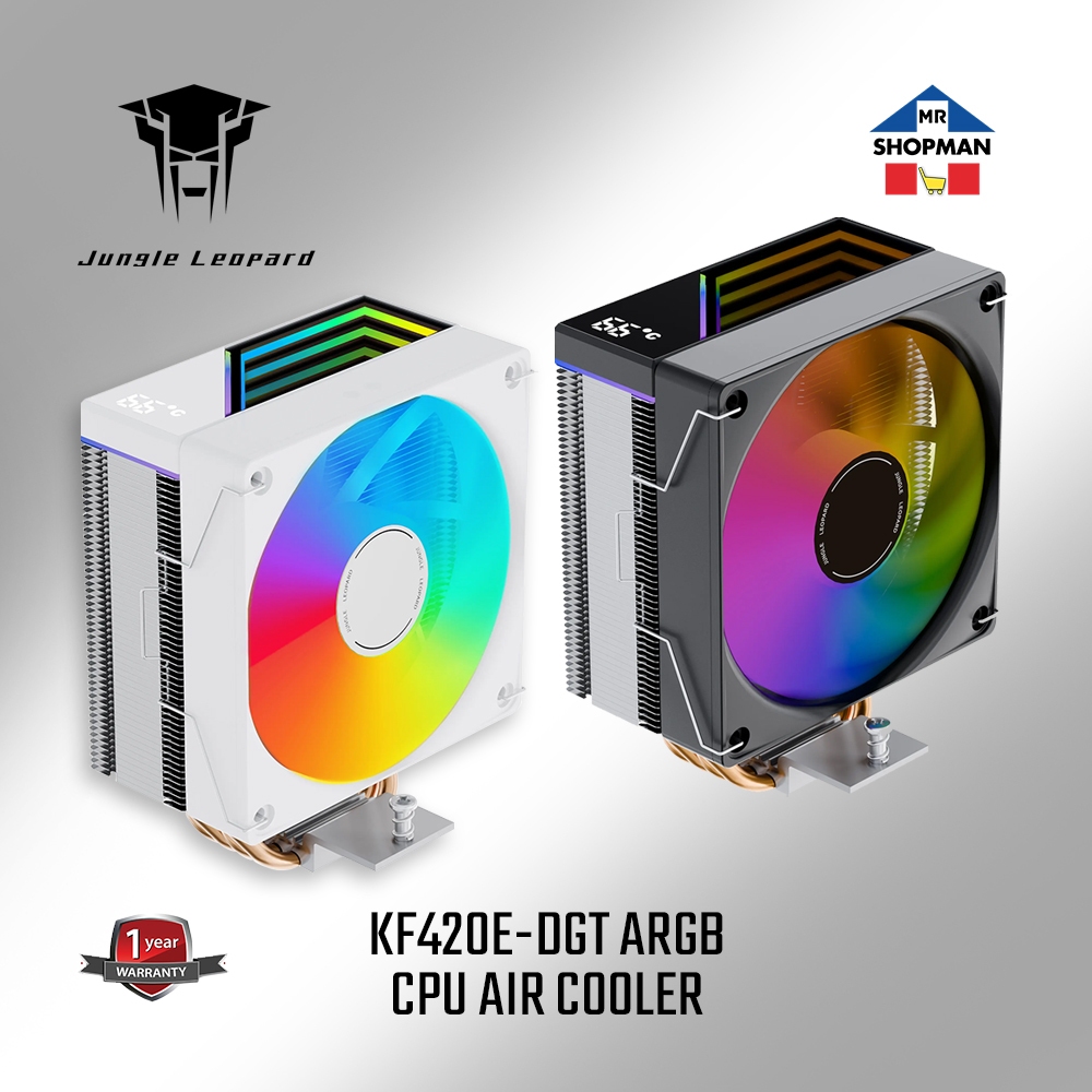 Jungle Leopard KF420 / KF410E Digital ARGB CPU Cooler Black | White Air ...