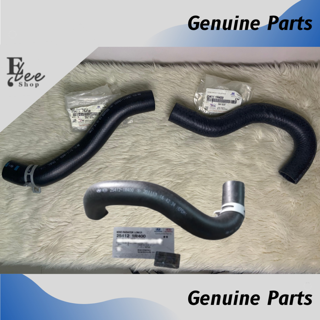 RADIATOR HOSE UPPER & LOWER Accent 2014 to 2018 Gas 254111R450 ...