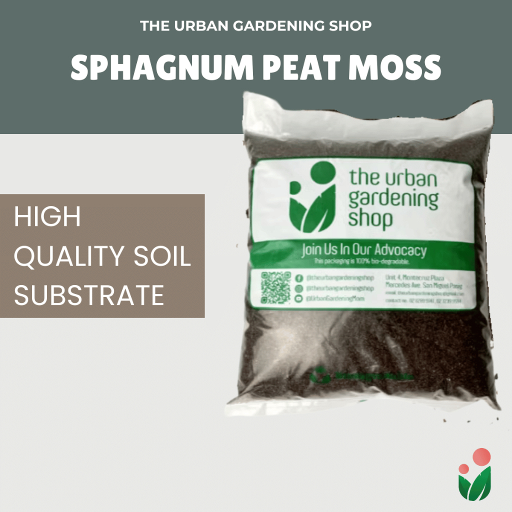 THE URBAN GARDENING SHOP 2-liter Sphagnum Peat Moss - High Quality Soil ...