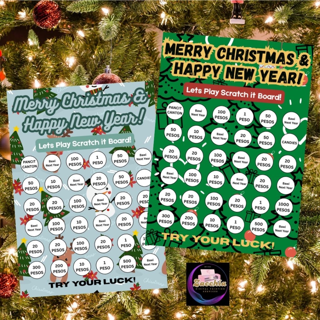 Scratch It Board Game For Christmas Holiday Fun | Shopee Philippines