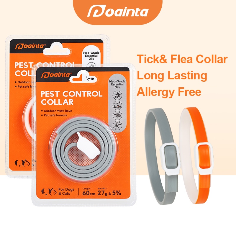 PUAINTA Dog Cat Collar Anti Flea and Tick Prevent Mosquitoes Dog Neck ...