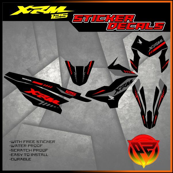 HONDA XRM 125 Fi DS (2021 - 2024) (Race Edition) Full Body Sticker ...