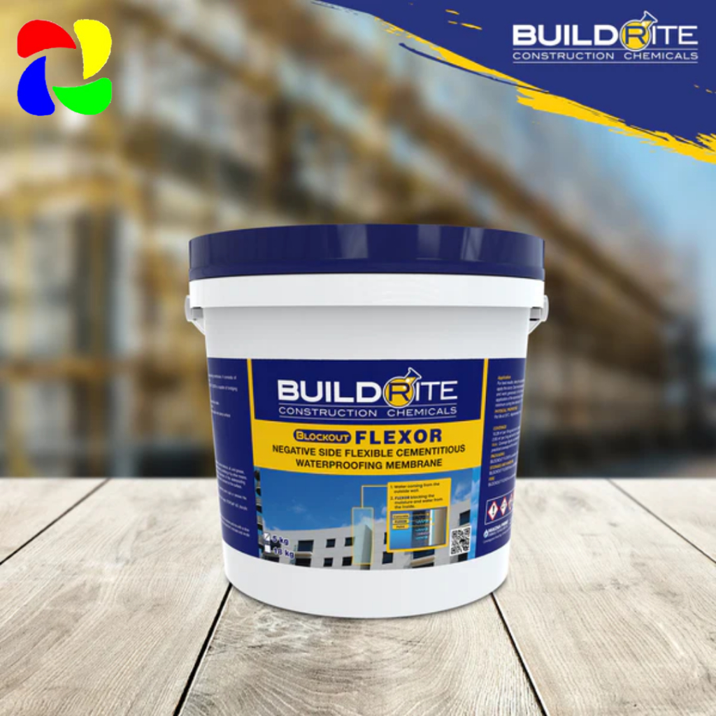 Buildrite Blockout Flexor (5kg) Negative Side Flexible Cementitious Waterproofing Membrane ...