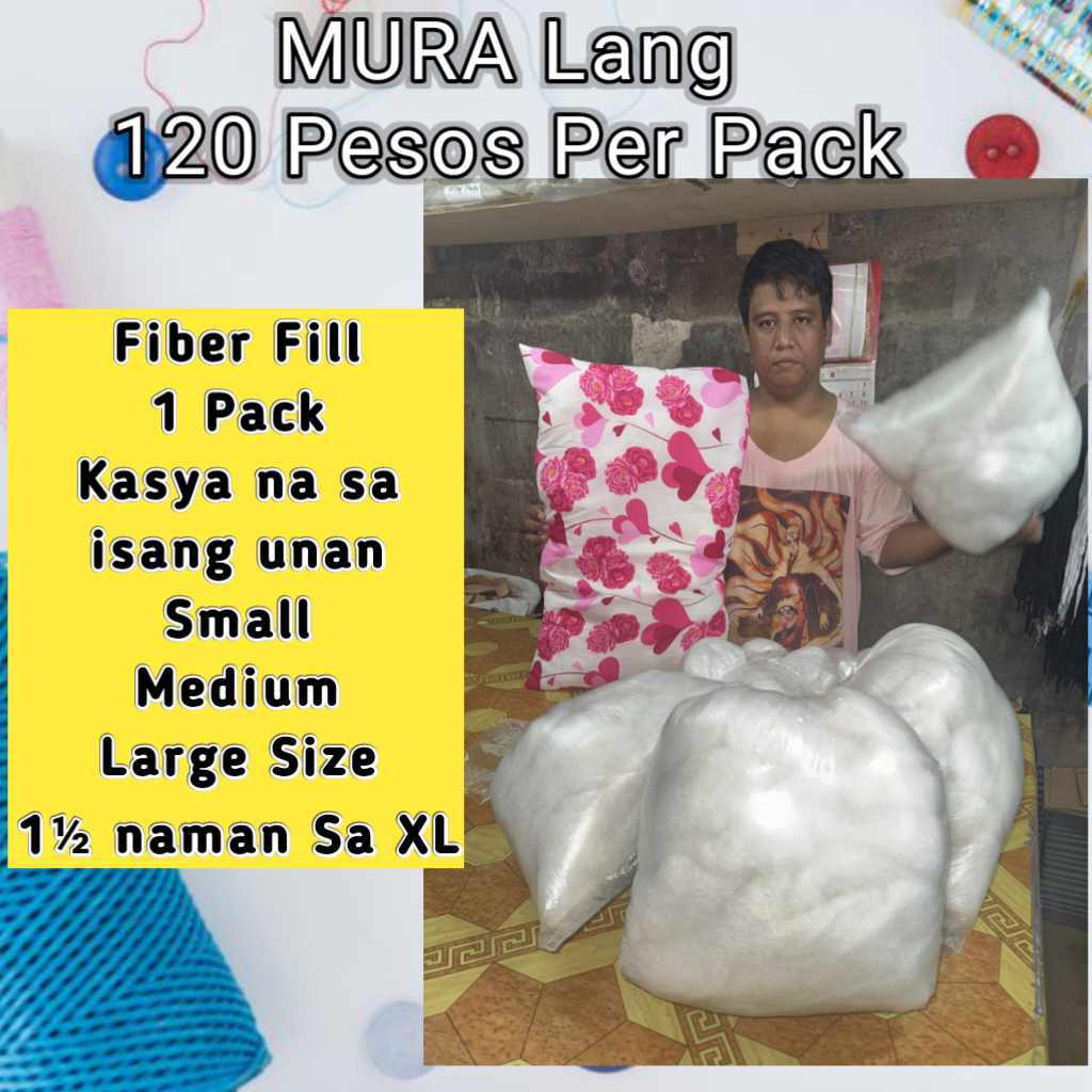 Fiber Fill Palaman sa Unan – Soft, Mura, Hypoallergenic – Kasya sa ...