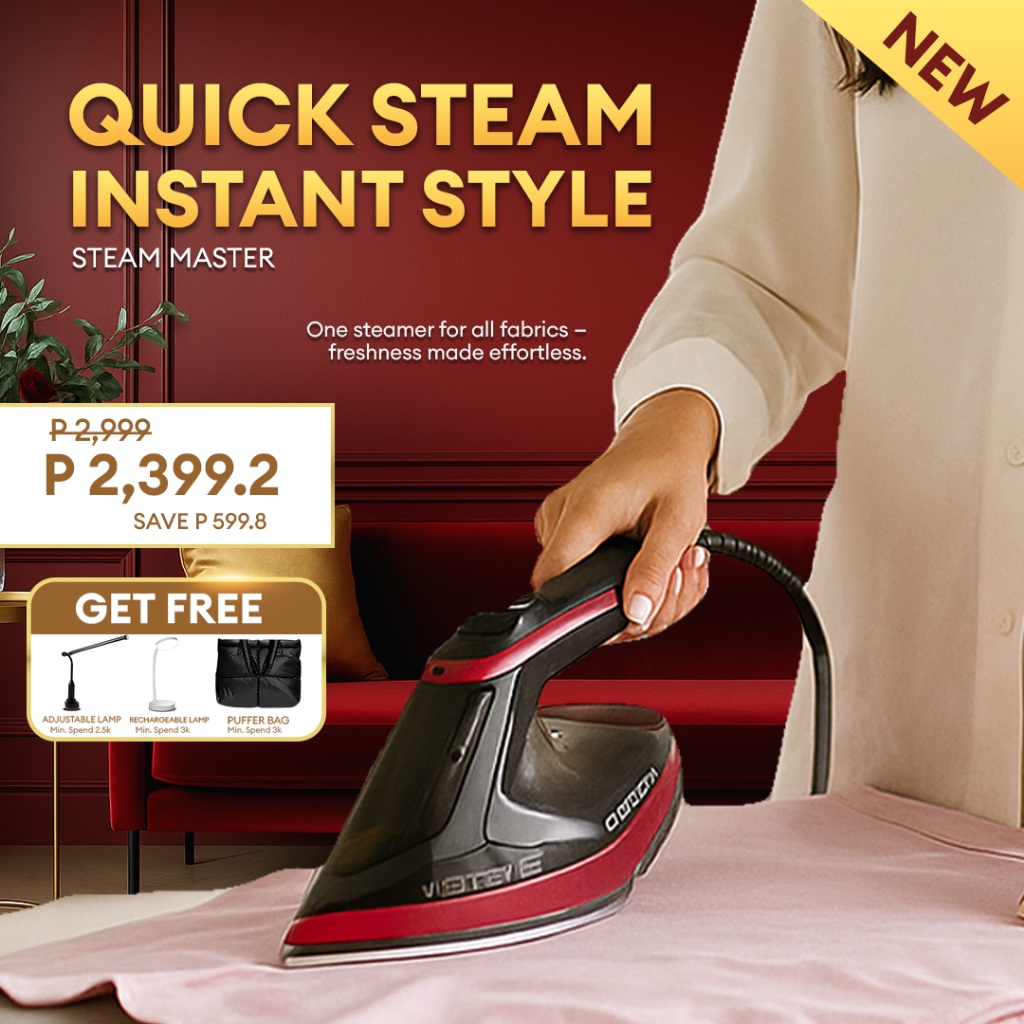 Steam Master 2 In 1 Portable Fabric Steamer | Shopee Philippines