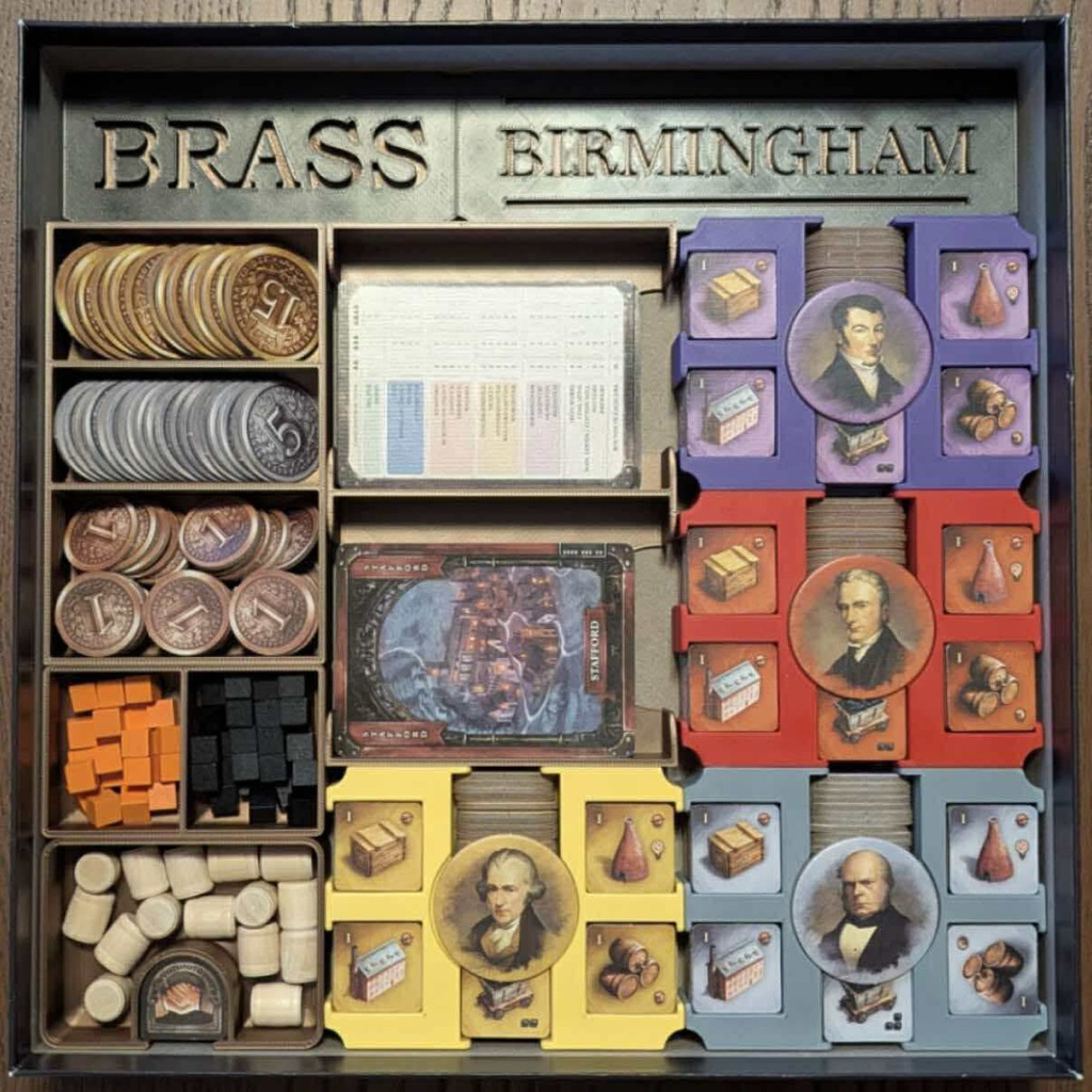 Brass: Birmingham (Board Game Insert / Organizer) | Shopee Philippines