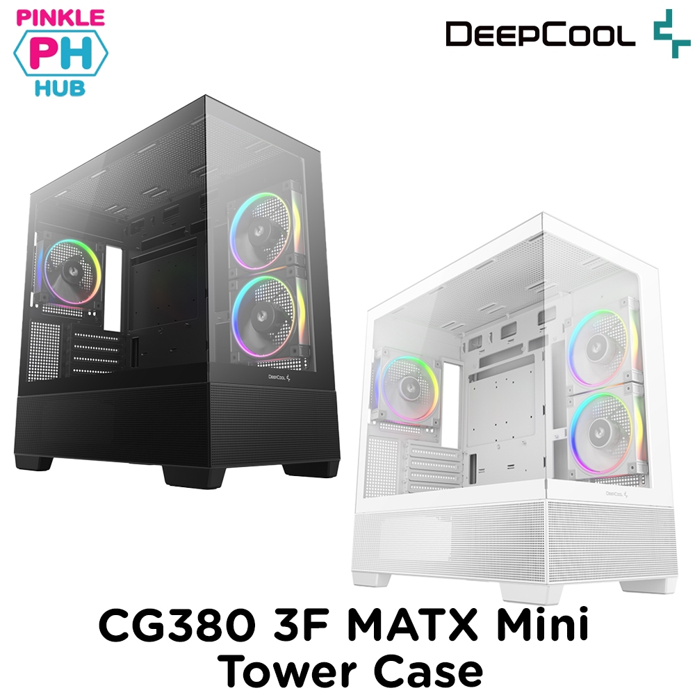 DEEPCOOL CG380 3F PANORAMIC MICRO-ATX SHOWCASE | Shopee Philippines