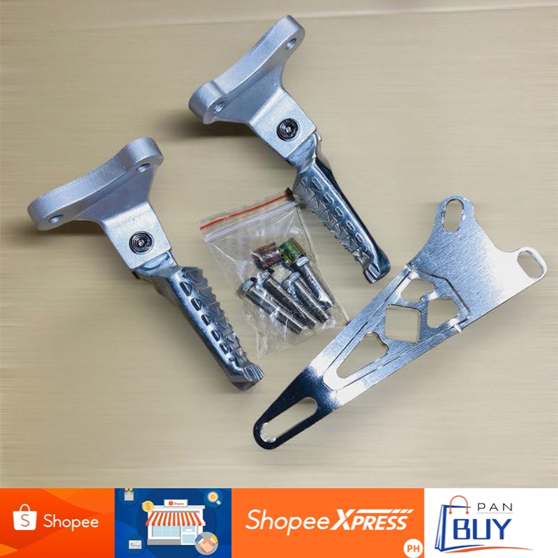 EGO FOOTREST WITH CNC PIPE BRACKET RAIDER 150 (Carb/Fi) | Shopee ...