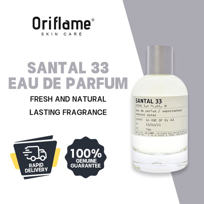 Original Santal 33/ Iris 39 Le Labo Perfume For Women And Men Long Lasting EDP 100ml | Shopee ...