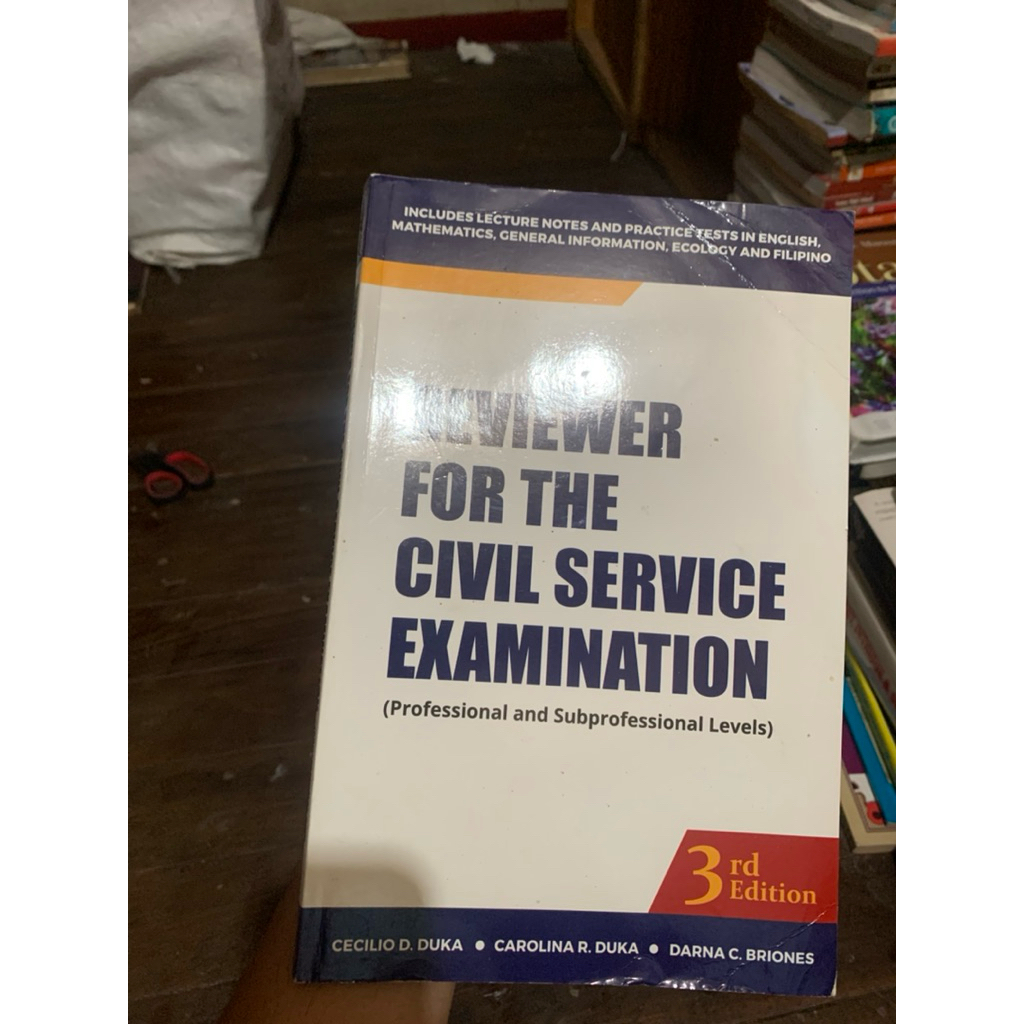 Reviewer for the Civil Service Examination | Shopee Philippines