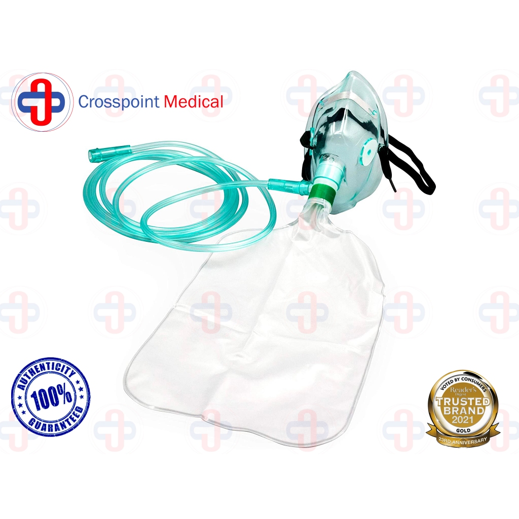 Medical high-concentration oxygen mask, bag type, adjustable ...
