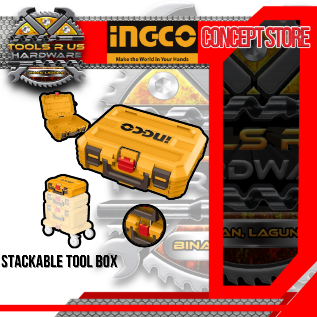 INGCO STACKABLE TOOL BOX| PBXS101 | BINAN | ING-HAND TOOLS | Shopee ...