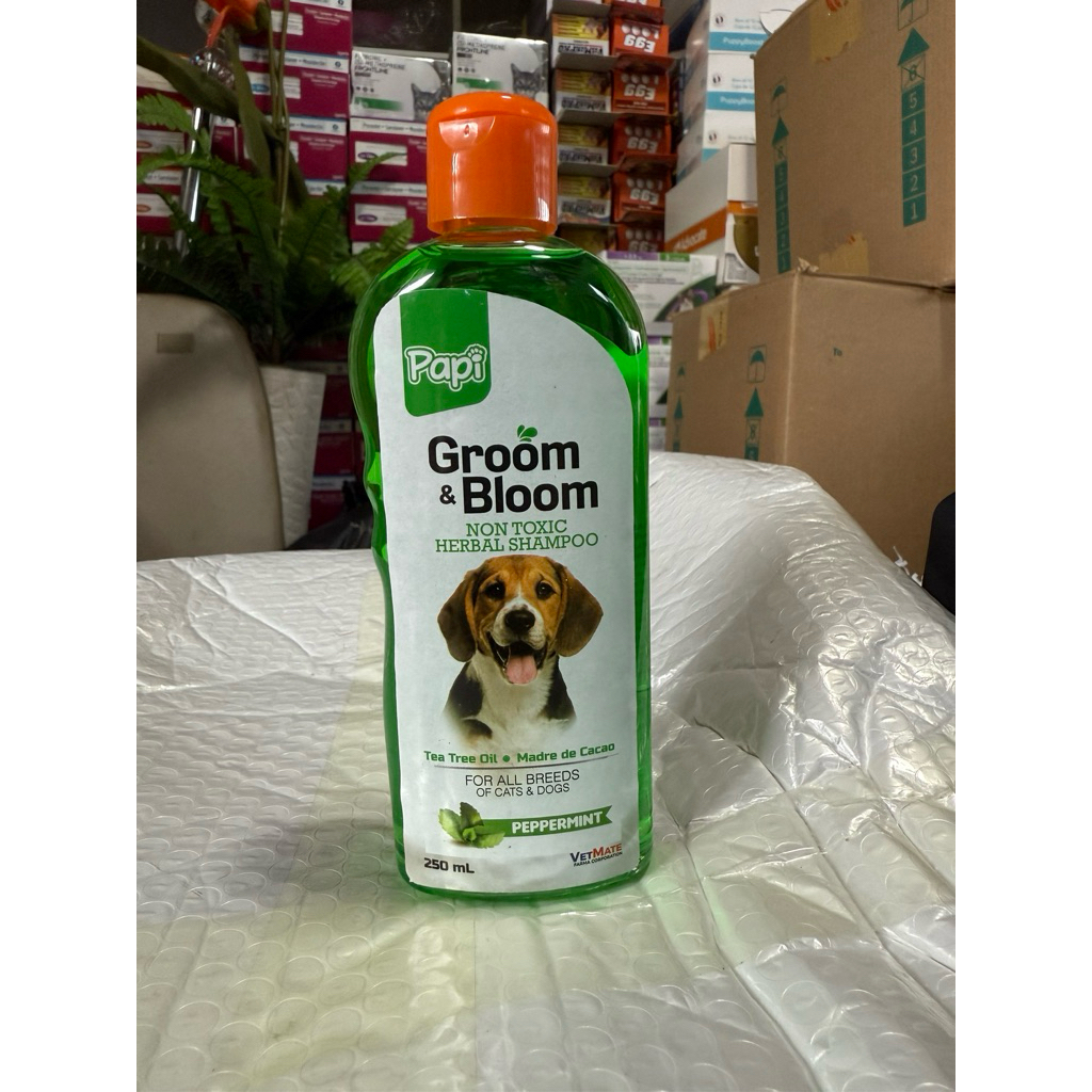 Papi Groom & Bloom Shampoo & Conditioner Peppermint 250ml | Shopee ...
