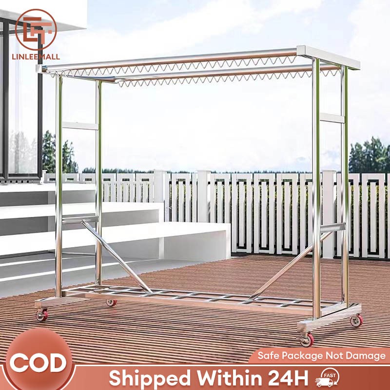 Sampayan Windproof Clothes Drying Rack Ng Damit Heavy Duty Steel ...