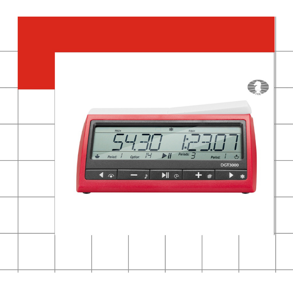 DGT 3000 THE FIDE CHAMPIONSHIP CLOCK | Shopee Philippines