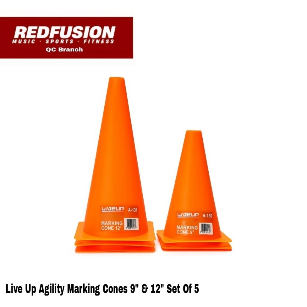 Agility Marking Cones 9 Inches and 12 Inches Set of 5 | Shopee Philippines