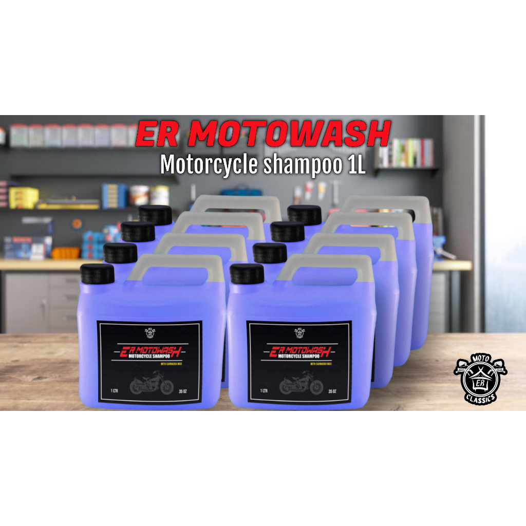 ER Motowash Motorcycle Shampoo | With Carnauba wax | ER Motoclassics ...