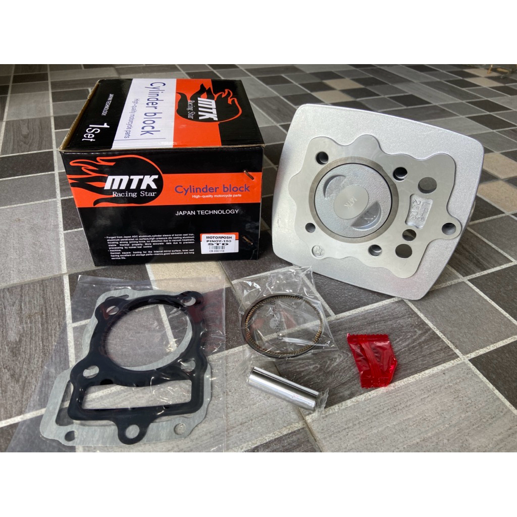 MTK Cylinder Block Kit Motoposh Pinoy 150 (Standard) | Shopee Philippines