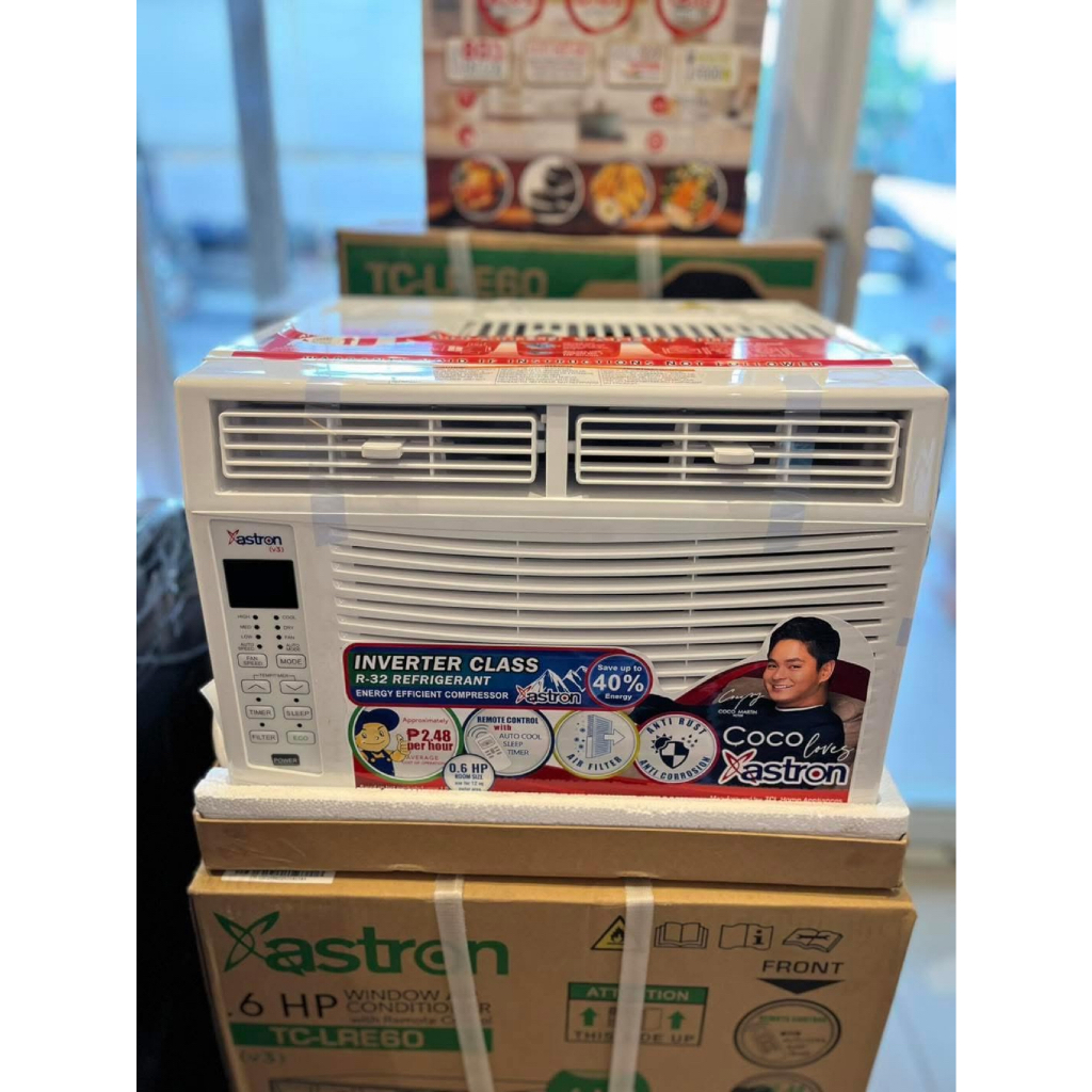 Brand New Astron 0.6HP Inverter Class WindowType Aircon | TCLRE60 ...