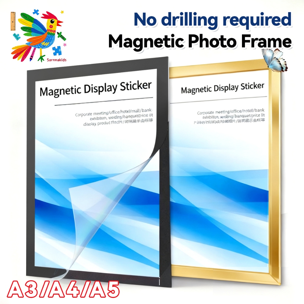 A3/A4/A5 Magnetic Picture Photo Frame Certificate Magnetic Display ...