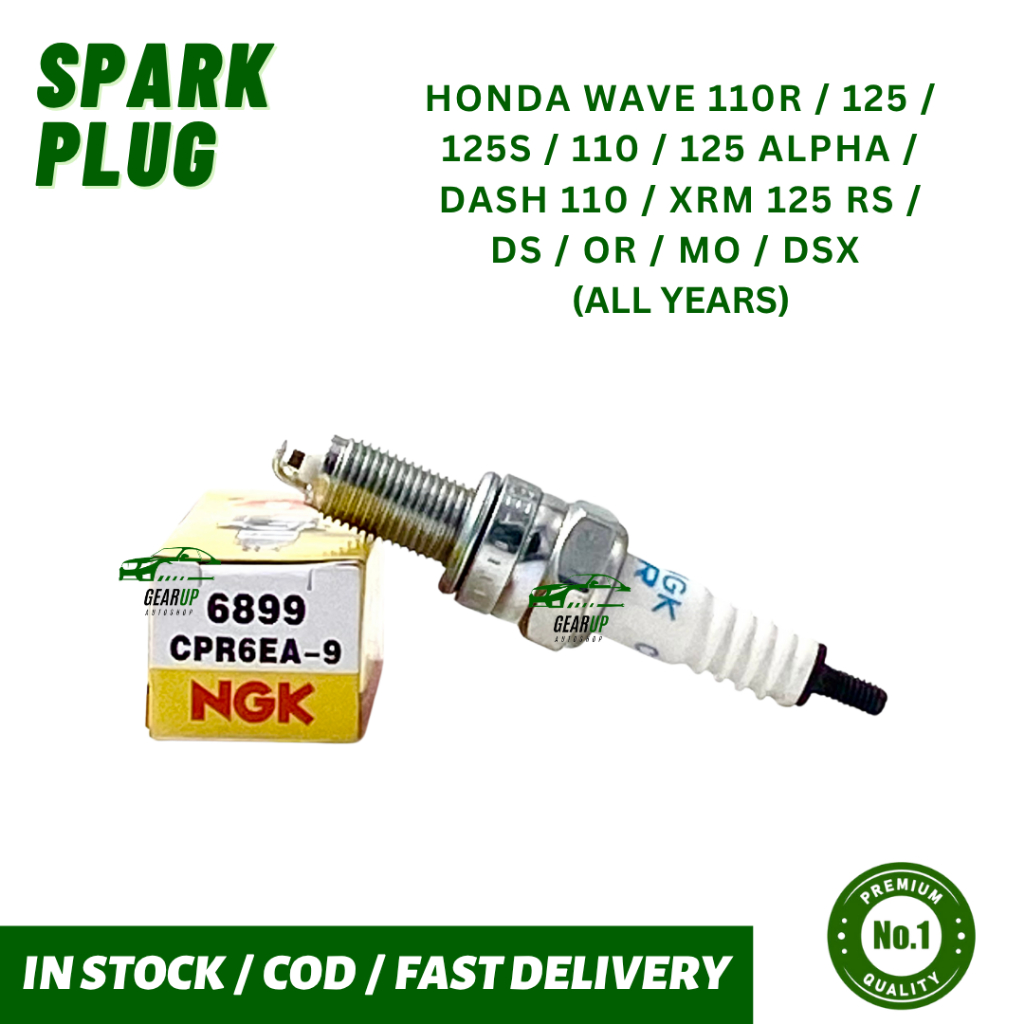 GEAR UP ON SALE! NGK SPARK PLUG FOR HONDA WAVE 110R, 125, 125S, 110 ...