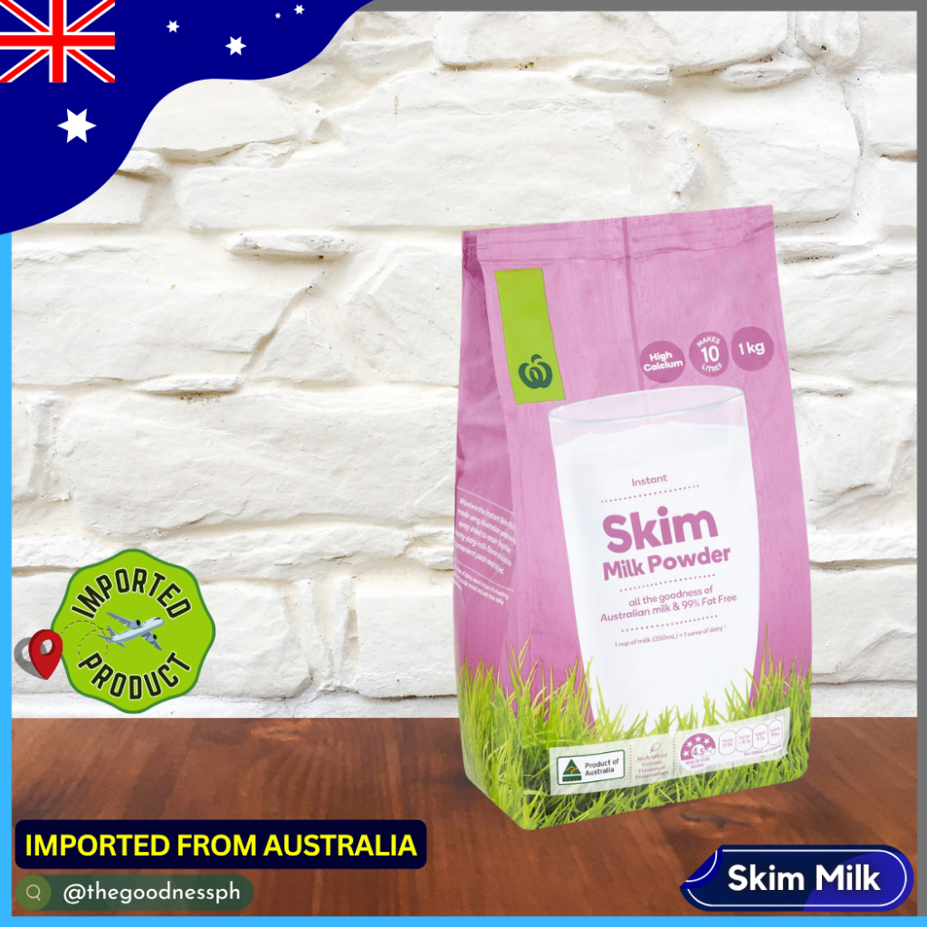 Woolworths Skim Milk Powder - 1000g / 1KG - Imported from Australia ...