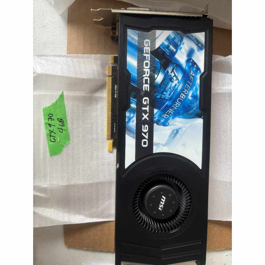 MSI NVIDIA GeForce GTX 970 4GB GDDR5 After Burner (pre-owned) | Shopee ...