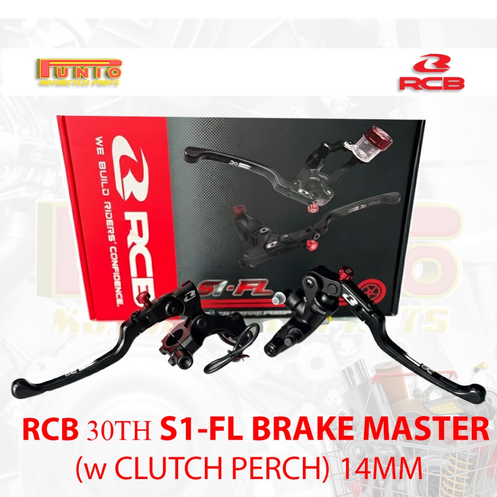 NEW!RCB 30TH FORGED BRAKE MASTER S-FL 14MM (HYDRUALIC RIGHT/ CABLE TYPE ...