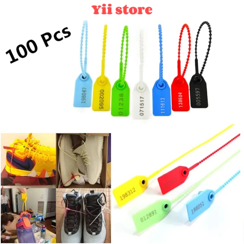 100 tag mark nylon cable tie Zip Ties for Fire Extinguishers | Shopee ...