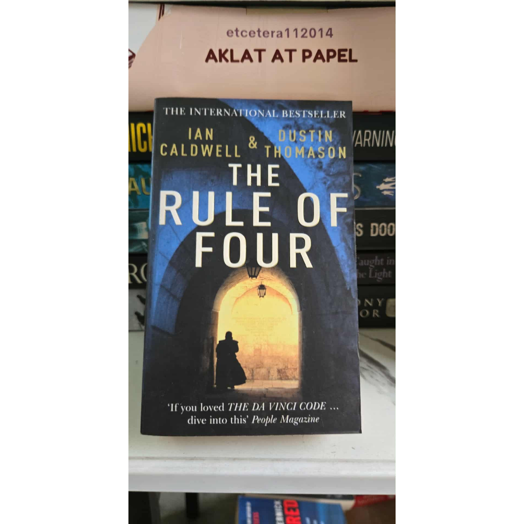 The Rule of Four by Ian Caldwell & Dustin Thomason | Shopee Philippines