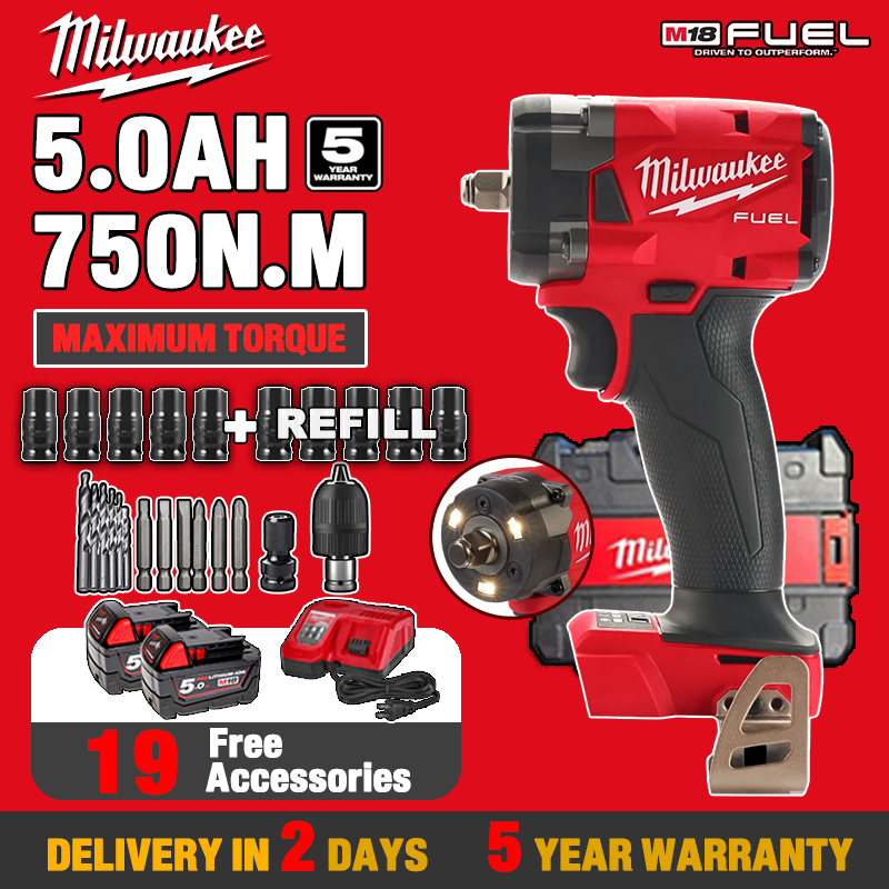 Milwaukee 88v Impact wrench Electric Cordless heavy duty Electric ...