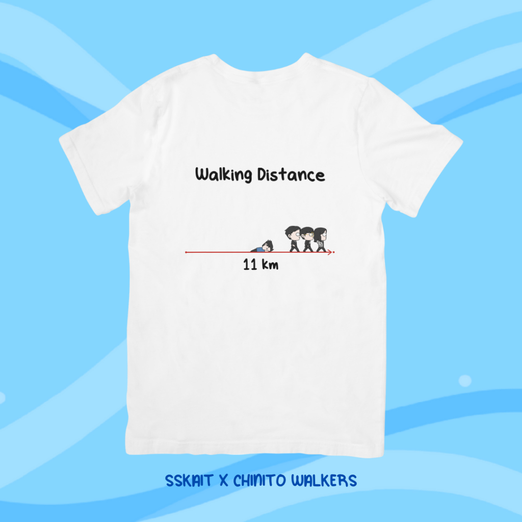 SSKAIT x CHINITO WALKERS - Walking Distance - White Dri-fit Shirts ...