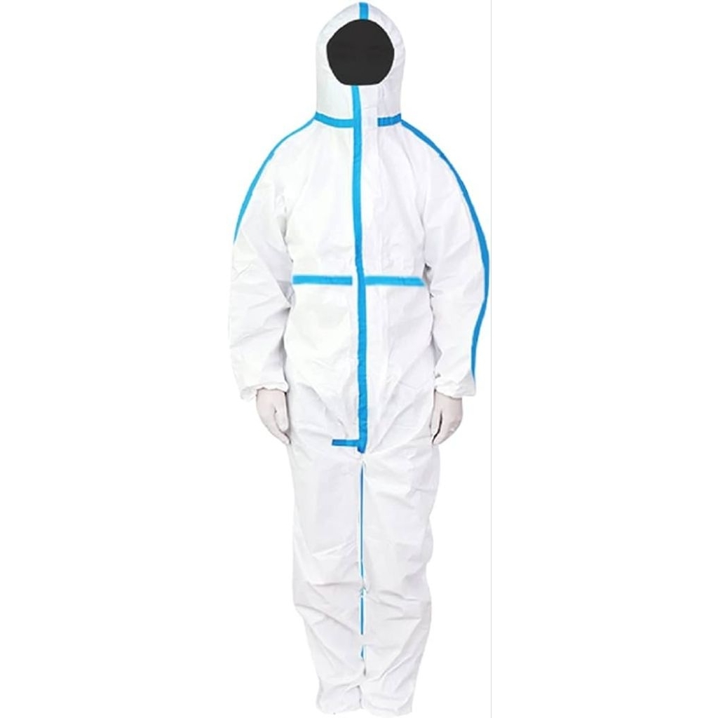 PPE HazMat Suit – Full Body Protective Coverall | Waterproof & Chemical ...