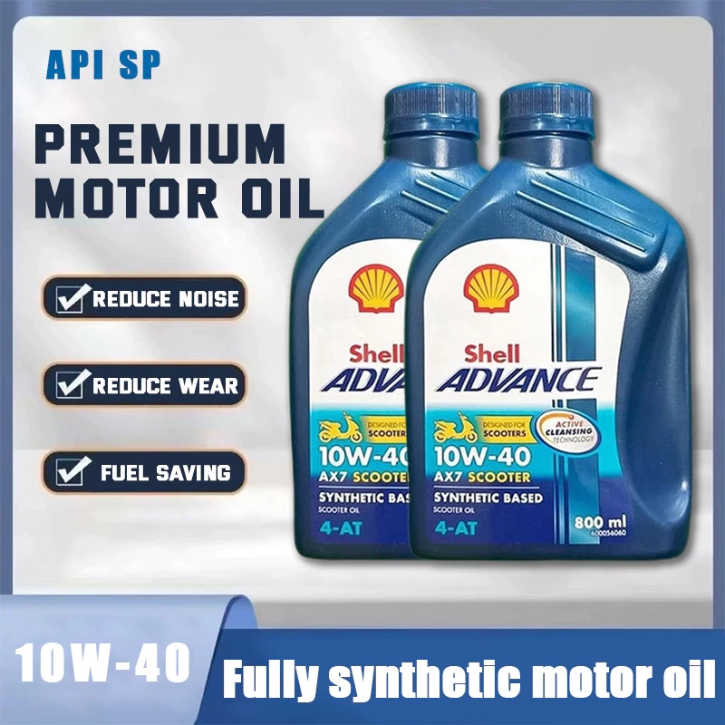 Shell Advance Ax7 Scooter Oil 10W40 800ml 4T Motorcycle Oil Long Ride ...