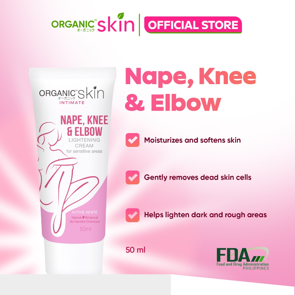 Organic Skin Japan Nape, Knee & Elbow Lightening Cream 50ml Whitening ...