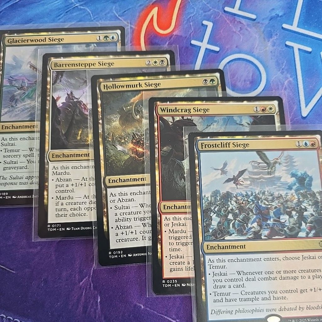 glacierwood / barrensteppe / hollowmurk / windcrag / frostcliff siege ...